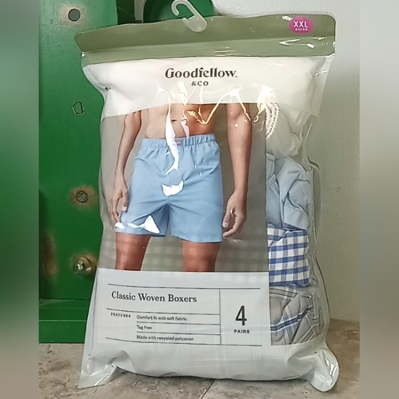 Goodfellow & Co | Underwear & Socks | Mens Classic Woven Boxers 4 Pairs ...